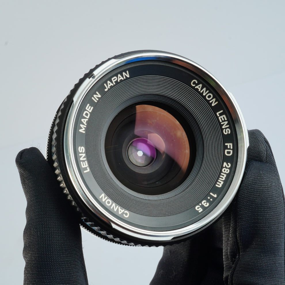 Canon FD 28mm F/3.5 "O" prime lens – 山田写真機店